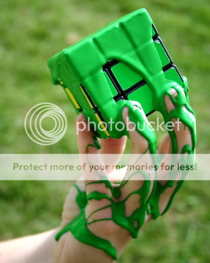 Bleeding Rubik's Cube : r/pics